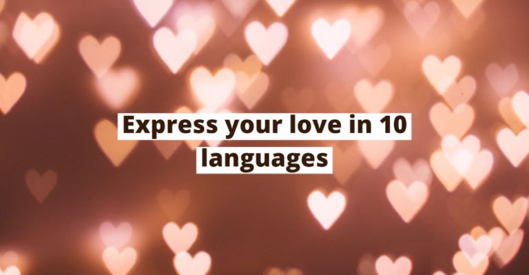 How to Say I Love You in 10 Different Languages - Lingoda