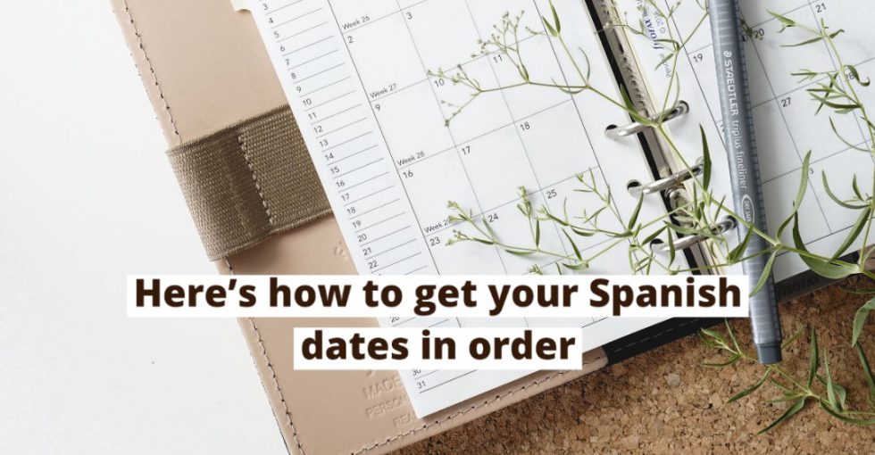How to say months and dates in Spanish - Lingoda