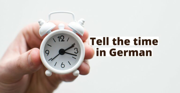 How to tell the time in German - Lingoda